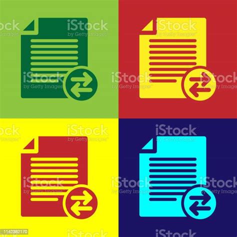 색상 전송 파일 아이콘 색상 배경에 고립 복사 파일 데이터 교환 백업 Pc 마이그레이션 파일 공유 개념 평면 디자인입니다 벡터 일러스트 0명에 대한 스톡 벡터 아트 및 기타