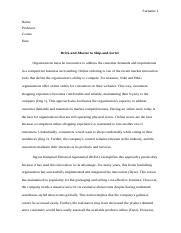 Order 2213941 Brick And Mortar To Ship And Sorter Docx Surname 1 Name