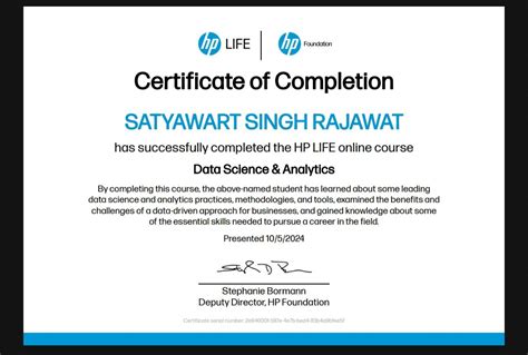 Satyawart Singh Rajawat On Linkedin Datascience Analytics Hp