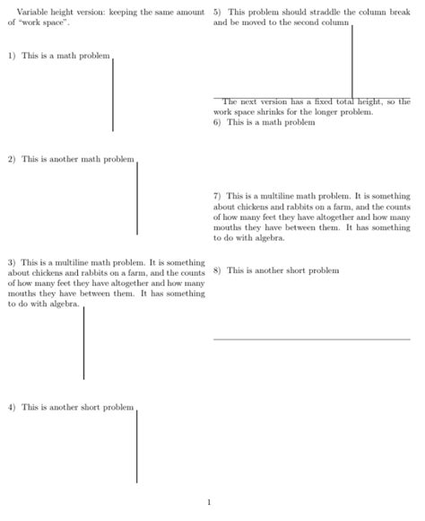 Enumerate Add Blank Space After Every Item Object Without Page Breaks Tex Latex Stack