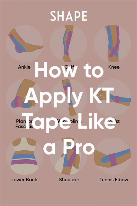 How To Apply Kt Tape To Knees Shoulders Shins And More Artofit