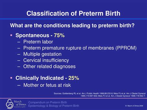 Ppt Compendium On Preterm Birth Powerpoint Presentation Free