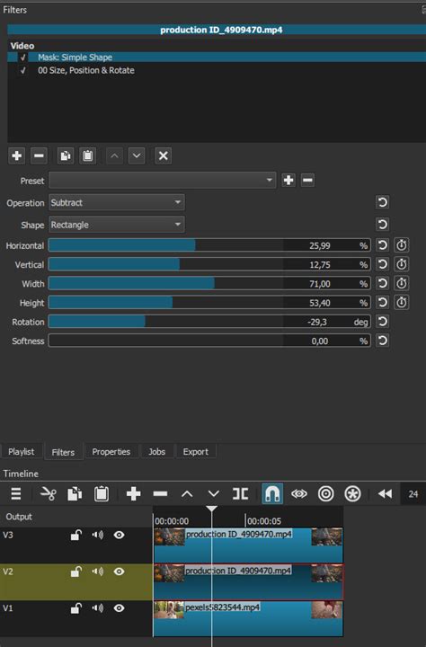 Shotcut Transitions Virtops