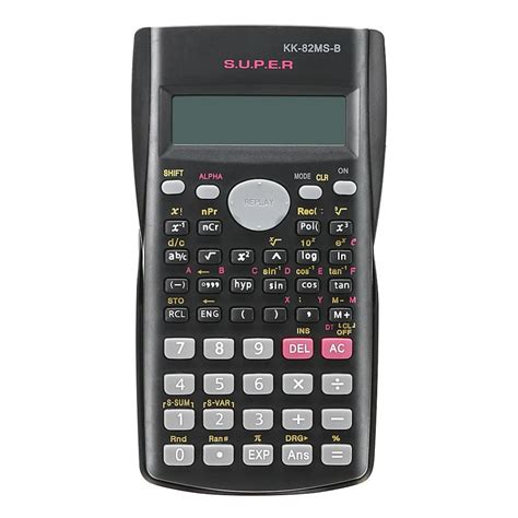 handheld multi function 2 line display scientific calculator 82ms a