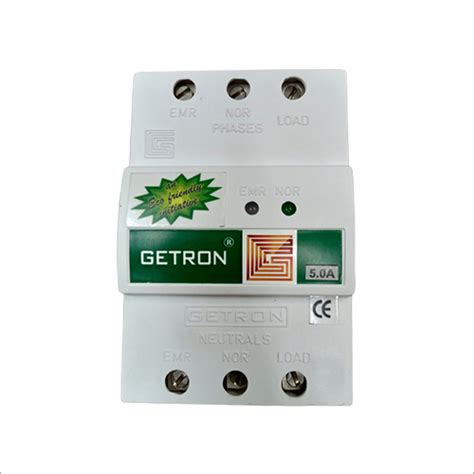 Automatic Transfer System Metal And Plastic 240v 30a White And Black Design 12 Month