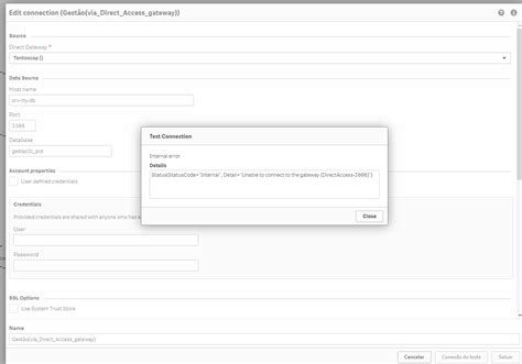 Necessary Information For Qlik Data Gateway Direct Access Cases