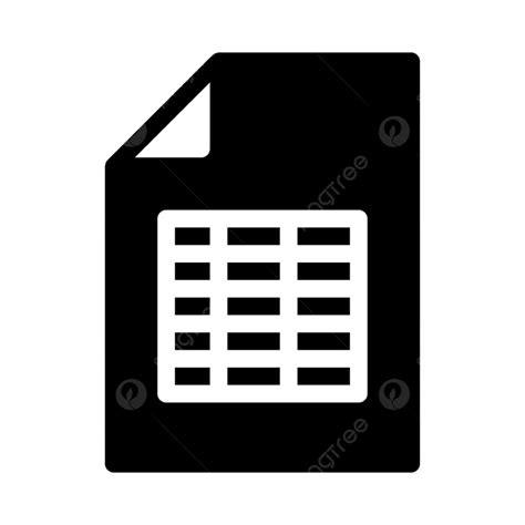 spread silhouette png free spread sheet file data document papers