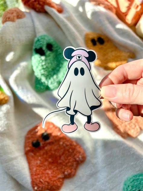 Mouse Ghostie Sticker The Cozy Peach