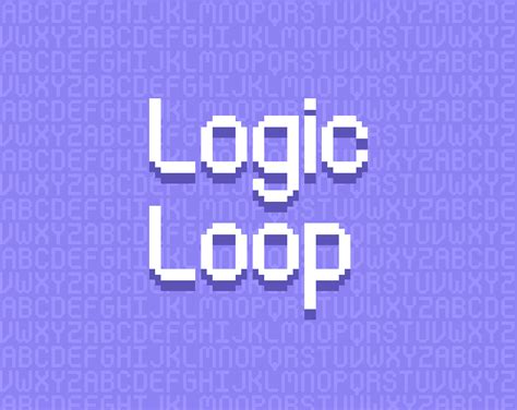 Logic Loop 10x13 Pixel Font By VEXED