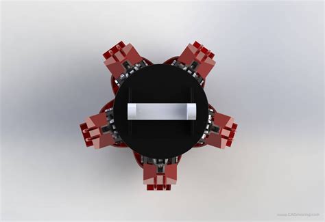 液压机械抓手梅花抓三维模型 CAD模型网海量3D模型图纸免费下载