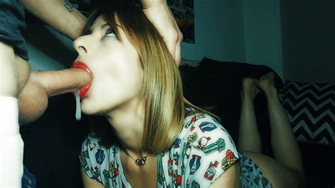 Beautiful Babe Get Mouth Full Of Cum After Face Fucking