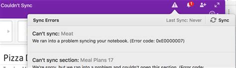 Fix OneNote Error XE Notebook Syncing Problem