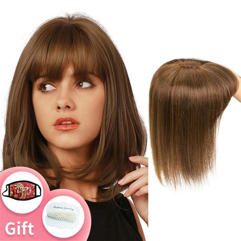 Best Human Hair Toppers Hair Pieces For Women With Thinning Hair