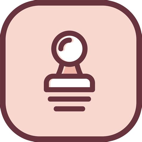 Stamp Line Filled Sliped Icon 36999928 Vector Art At Vecteezy