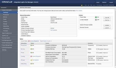 Launch Oracle System Assistant Using The Oracle ILOM Web Interface