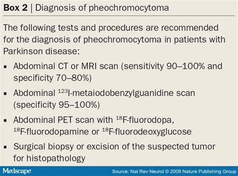 Diagnosis Of Pheochromocytoma In The Setting Of Parkinson Disease