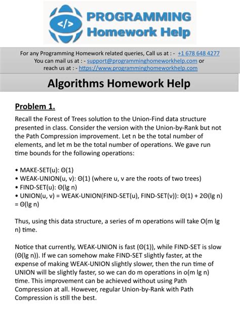 algorithm homework help pdf time complexity mathematics