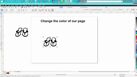 Corel Draw Tips Tricks Change The Color Of Your Page Workspace YouTube