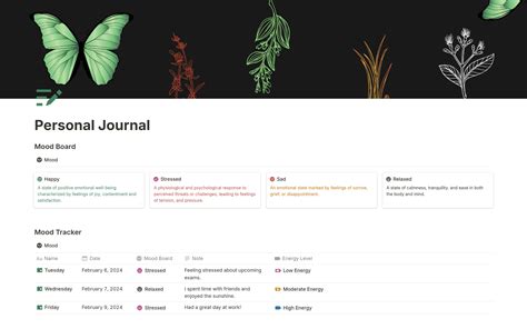 Personal Journal Template Notion Marketplace Personal Journal Template Notion Marketplace