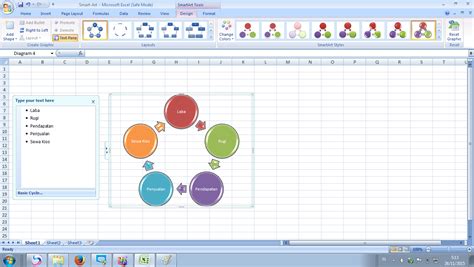 Diagram Cara Membuat Diagram Microsoft Excel 2010 Mydiagramonline