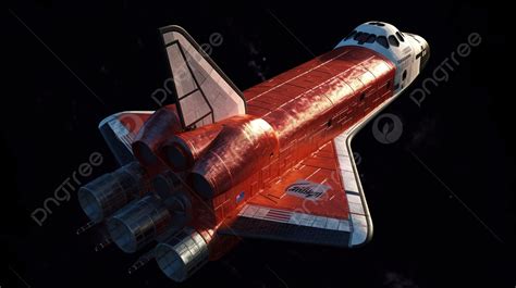 우주 왕복선의 비디오 애니메이션 공간에서 3d 렌더링 빨간색 우주 왕복선 고화질 사진 사진 배경 일러스트 및 사진 무료 다운로드 Pngtree