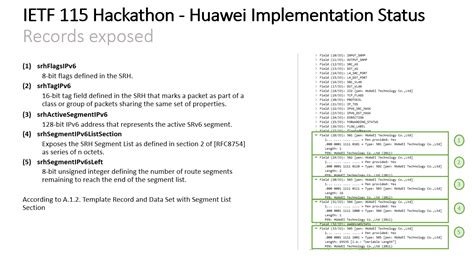 IETF Hackathon SRv6 IPFIX Flow Monitoring Benoît Claise