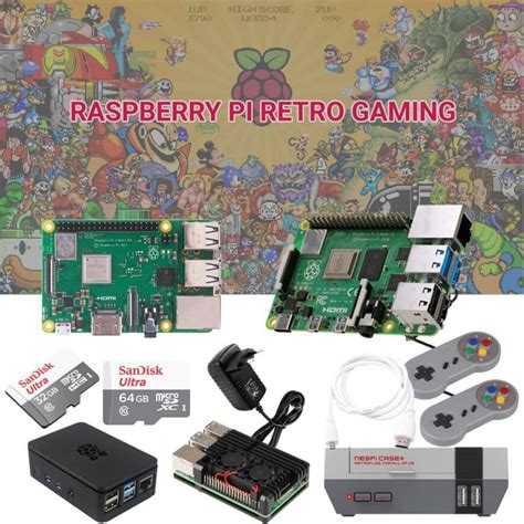 Combo Raspberry Pi 4 Retro Game Cài đặt Sẵn Hơn 2 000 Game