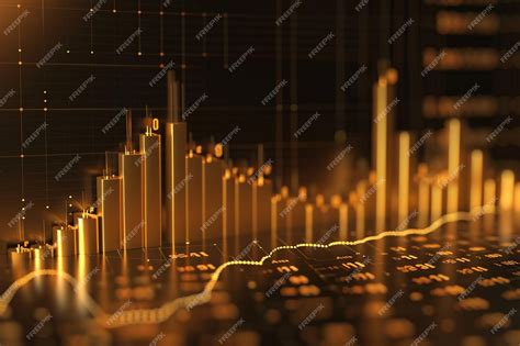 Premium Photo A Line Of Graph With The Word Graph On It