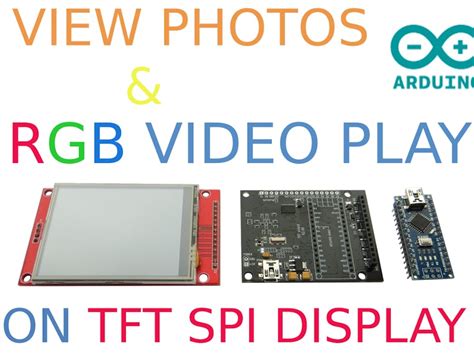 Photos And Rgb Video On Tft Spi Display
