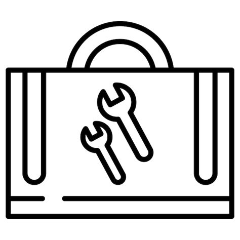 Premium Vector Toolbox Vector Illustration
