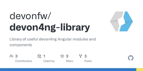 GitHub Devonfw Devon4ng Library Library Of Useful Devon4ng Angular