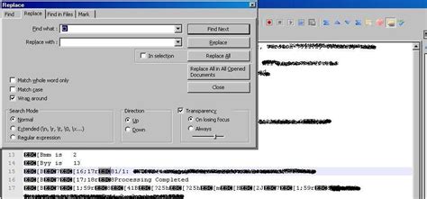 how to remove extra characters in unix file using notepad plus plus