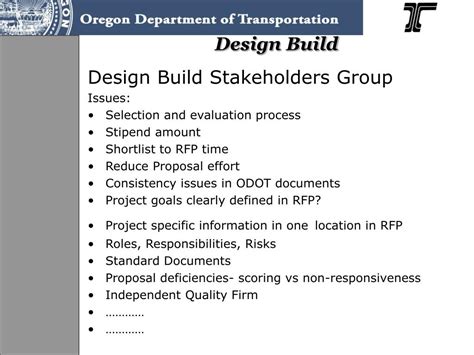 ppt odot s design build program powerpoint presentation free