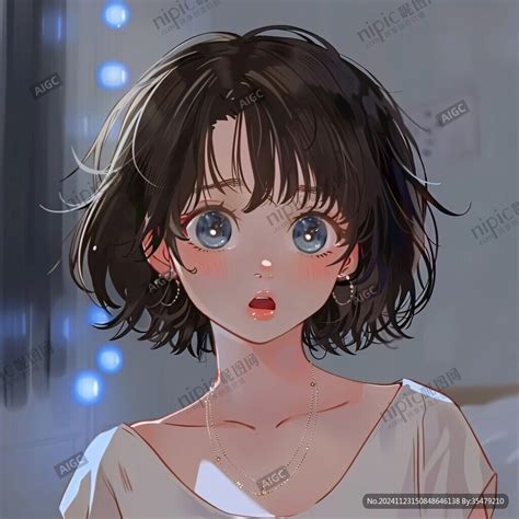 Ai创作图厚涂头像 板绘人像 板绘少女 头像约稿 插画头像 Cg头像 板绘少女插画 短发动漫 鼠绘少女 少女头像插画 治愈系少女 日系画风 软萌女孩 厚涂少女 日系少女插画 昵图网
