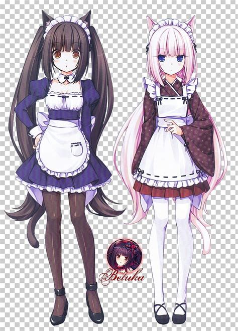 Nekopara Chocolate Anime Vanilla Catgirl Png Clipart Anime Brown Hair Cat Chocolate