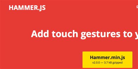 Best Jquery Libraries For Handling Touch Events Code Geekz