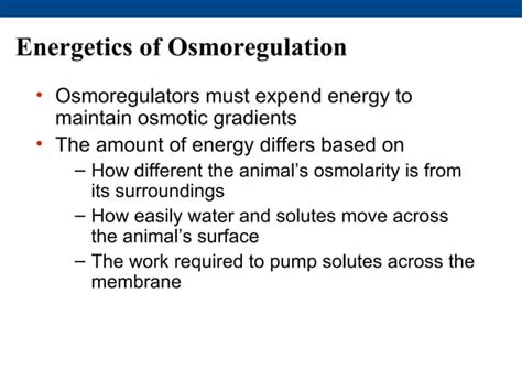 Osmoregulation Ppt