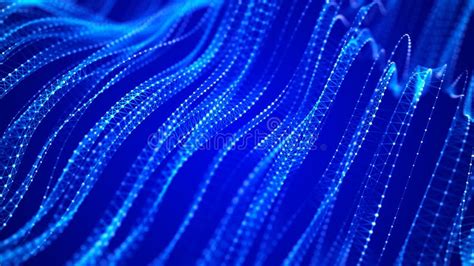 Big Data Visualization 3d Technology Wave Analytics Representation