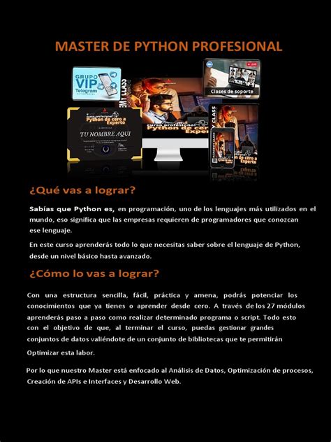 temario python descargar gratis pdf python lenguaje de