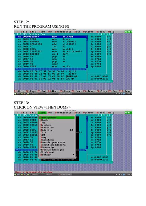 Step To Program In Tasm Doc