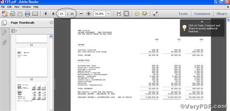 How To Set Start Page Number By Using Advanced Pdf Tools Command Line