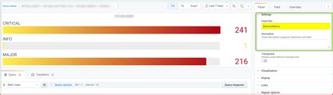 Building A Dynamic Dashboard Using Template Variables In Bmc Helix