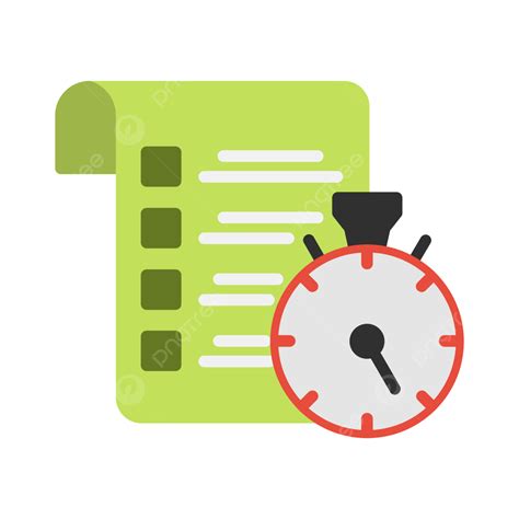 Checklist Flat Icon Vector Alarm Checklist List PNG And Vector With