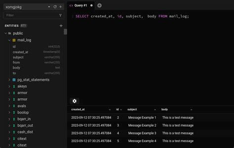 Need To Store All Details From Sent Mail Like Subject Body And Sent To