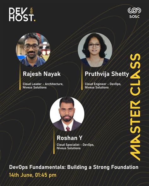 sosc sahyadri open source community on linkedin devops cloud devhost masterclass