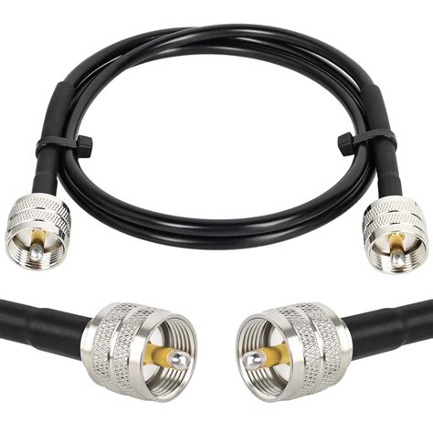 Pl259 Uhf Cable 3ft Cb Coax Cable Rg58 Cb Cable Uhf Male To Male For