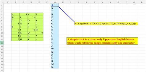 A Simple Trick To Extract Only English Uppercase Letters From A Range