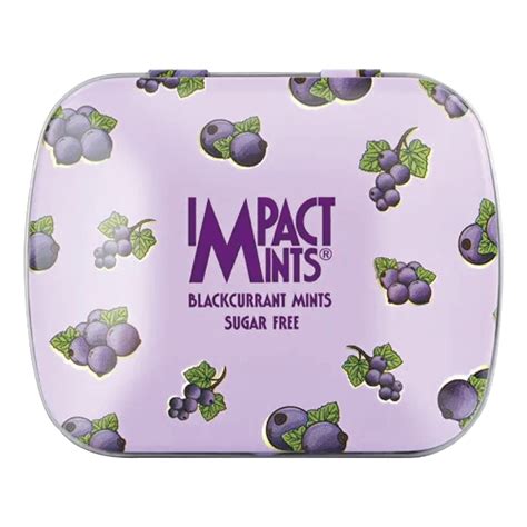 Fruity Blackcurrant Impact Mints Fresh Taste Sensation Mayday Mall
