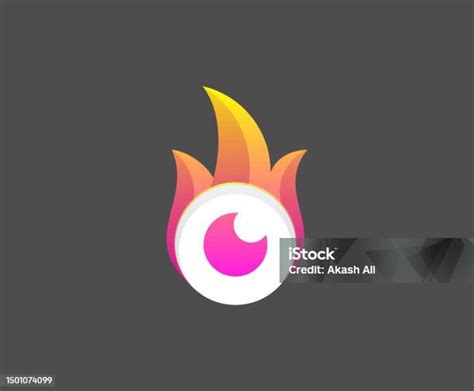 Template Desain Vektor Ikon Mata Api Ilustrasi Stok Unduh Gambar Sekarang Bentuk Bisnis