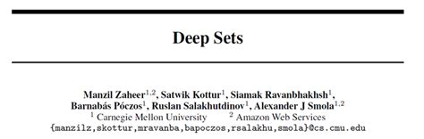 【神经网络】deep Sets：满足置换不变性（permutation Invariant）与置换同变性（permutation